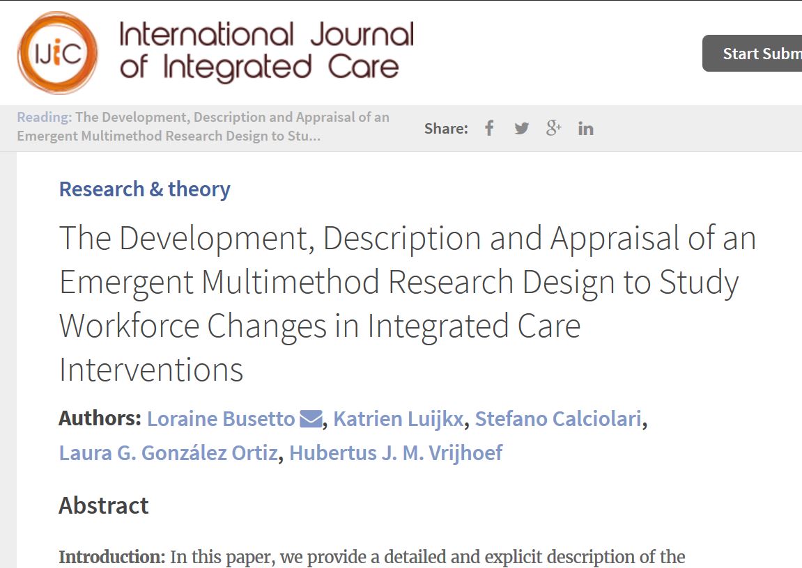 An Emergent Multimethod Research Design to Study Workforce Changes in ...